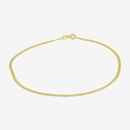 Click here for Made in Italy Womens 10K Gold 10 Inch Hollow Ankle... prices