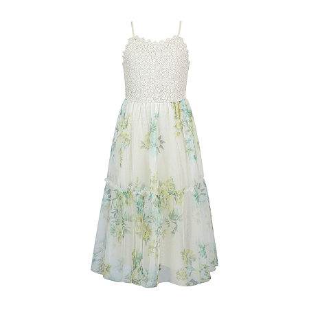 Click here for Lilt Big Kid Girls Sleeveless A-Line Dress  7  Whi... prices