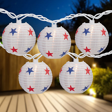 Click here for Northlight 8.5ft Stars Paper Lantern Patio Set Str... prices