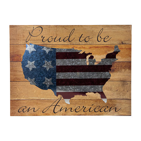 Click here for Northlight 15.75 âProud To Be An American Wood W... prices