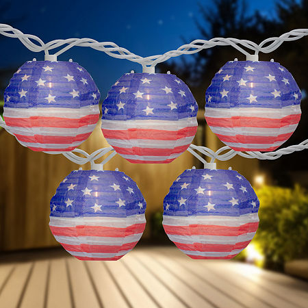 Click here for Northlight 8.5ft American Paper Lantern Patio Stri... prices