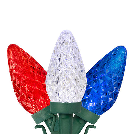 Click here for Northlight 66ft Led C9 Faceted - Red White And Blu... prices