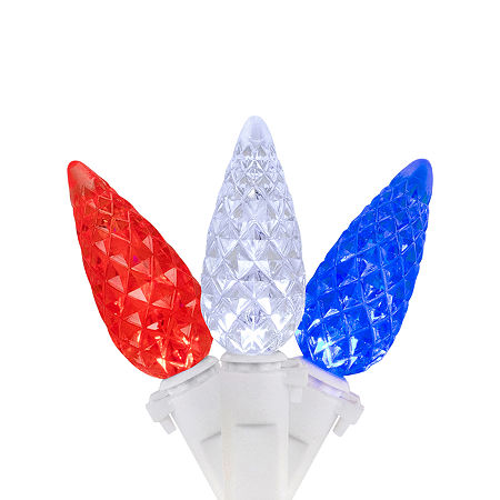 Click here for Northlight 16.5ft Led C6 Faceted - Red White And B... prices