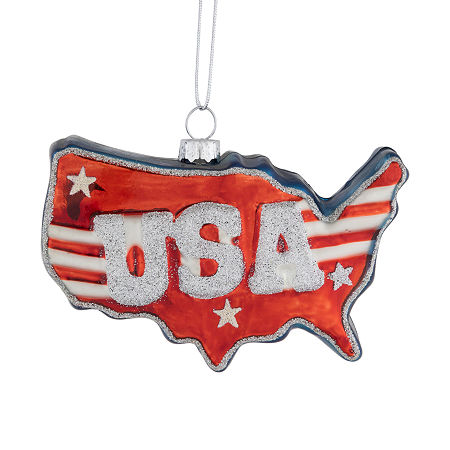 Click here for Northlight 4.25 Usa Glass 4th of July Ornament  On... prices
