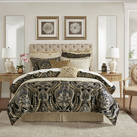 Click here for Croscill Julius 4-Pc Comforter Set  King - Black prices