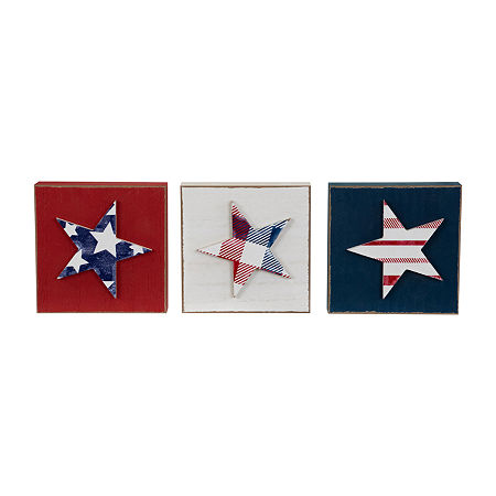 Click here for Northlight 4.25 Stars And Stripes Wooden - Red Whi... prices