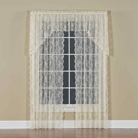 Click here for Saturday Knight Petite Fleur Rod Pocket Sheer Sing... prices