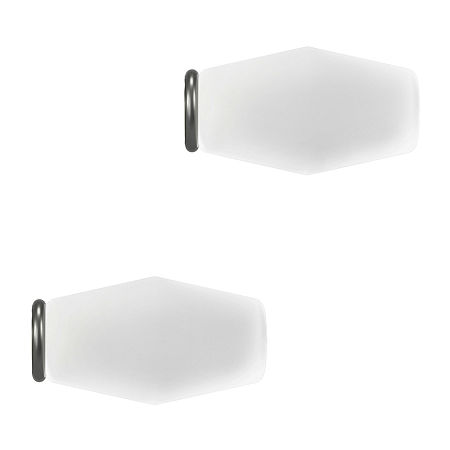 Click here for Umbra Mix & Match Geo 2-pc. Finials  One Size  Whi... prices