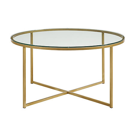 Click here for Mid Century Modern Round Coffee Table  One Size  W... prices