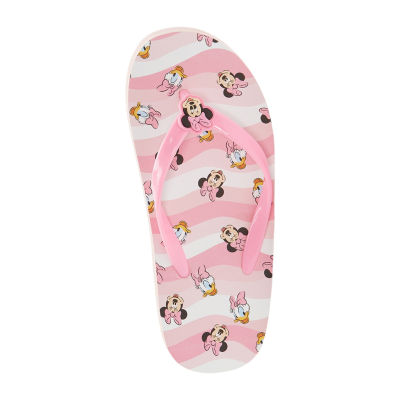 Disney Collection Girls Minnie Mouse Flip-Flops, Color: Pink - JCPenney