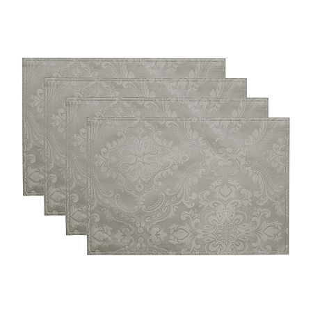 Elrene Caiden Elegance Damask Placemat  Set of 4