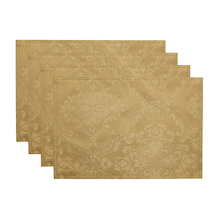 Elrene Caiden Elegance Damask Placemat  Set of 4