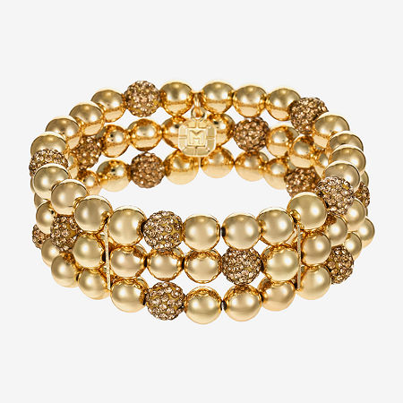 Click here for Monet Jewelry Womens Glass Surgical Steel Round St... prices