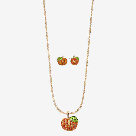 Click here for Monet Jewelry Gold Tone Pumpkin Womens Multi Color... prices