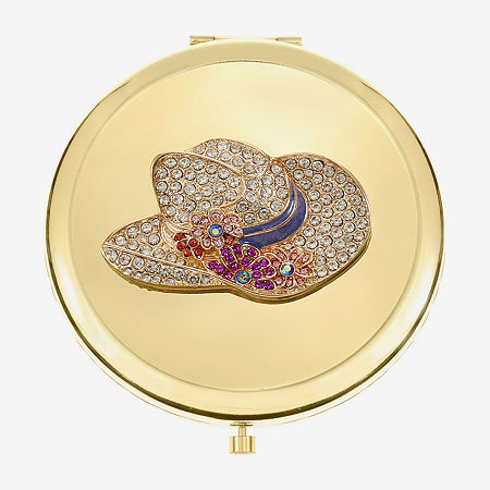 Click here for Monet Jewelry Cowboy Hat Gold Tone Compact Mirror... prices