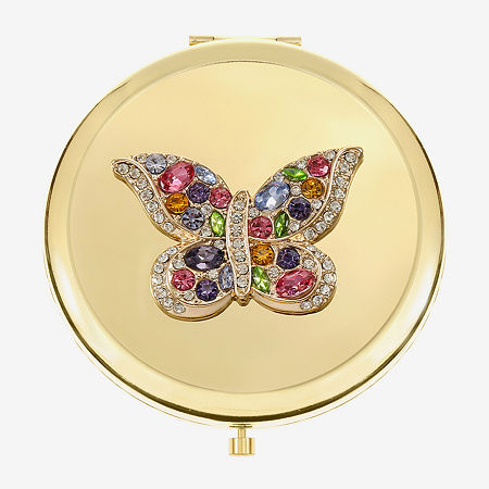 Click here for Monet Jewelry Gold Tone Butterfly Compact Mirror... prices