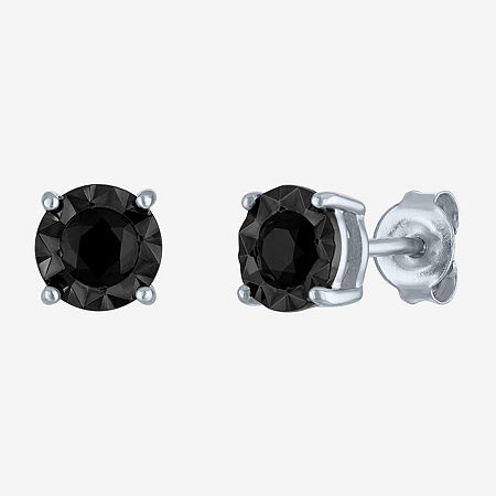 Click here for 1/2 CT. T.W. Natural Black Diamond Sterling Silver... prices