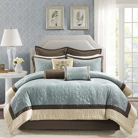 Click here for Madison Park Melanie Embroidered 9-pc. Comforter S... prices