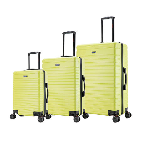 InUSA Deep 3-pc. Hardside Lightweight Luggage Set  One Size  Green