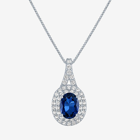 Click here for Gemstone & Lab-Created White Sapphire Sterling Sil... prices