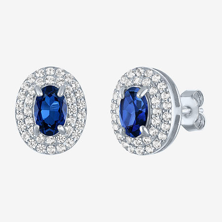 Click here for Gemstone & Lab-Created White Sapphire Sterling Sil... prices