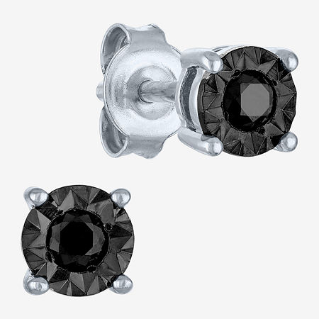 Click here for 1/4 CT. T.W. Natural Black Diamond Sterling Silver... prices
