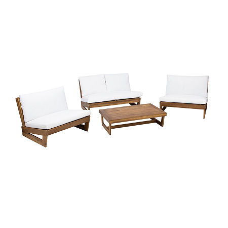 Click here for Sherwood 4-pc. Conversation Set  One Size  White prices