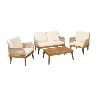 Annisa 4-pc. Conversation Set, Color: Beige - JCPenney