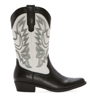 Arizona Jean Co Womens Maybrook Block Heel Cowboy Boots - JCPenney