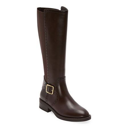 Click here for St. Johns Bay Womens Toysen Wide Calf Stacked Heel... prices