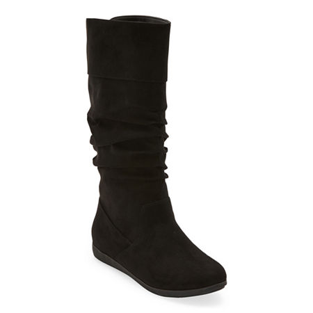 Click here for St. Johns Bay Womens Korba Flat Heel Slouch Boots... prices
