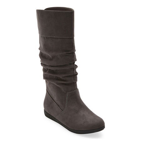 Click here for St. Johns Bay Womens Korba Flat Heel Slouch Boots... prices