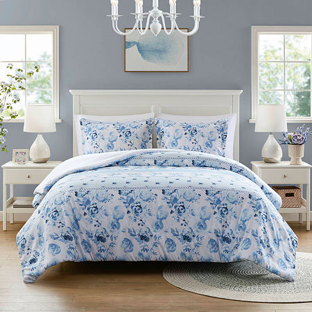 Click here for Intelligent Design Christa Floral Striped 3-Pc. Du... prices