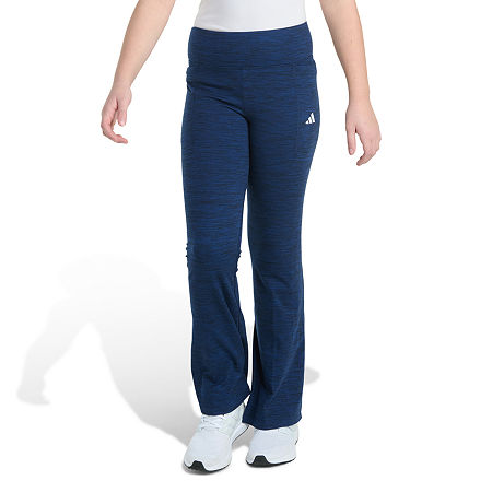 Click here for adidas Big Girls Melange Flare-Leg Pants - Blue W/... prices