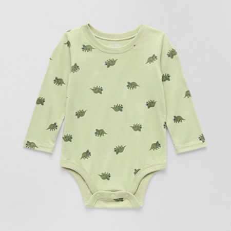 Click here for Okie Dokie Baby Boys Round Neck Long Sleeve Bodysu... prices