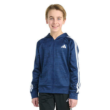 Click here for adidas Big Boys Long-Sleeve Full-Zip Training Esse... prices