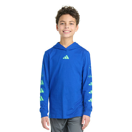 Click here for adidas Big Kid Boys Hooded Long Sleeve Regular Fit... prices