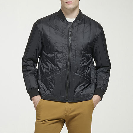 Click here for Dockers Mens Quilted Bomber Jacket - Black prices