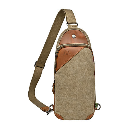 Click here for Tsd Brand Canna Canvas Sling Bag - Olive prices