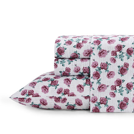 Click here for Elle Decor Printed 4-Pc. Sheet Set  Full - Poetic... prices