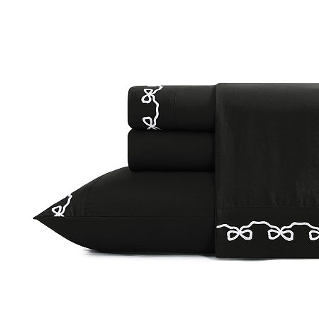Click here for Elle Decor Embroidered 4-Pc. Sheet Set  Queen - Bl... prices