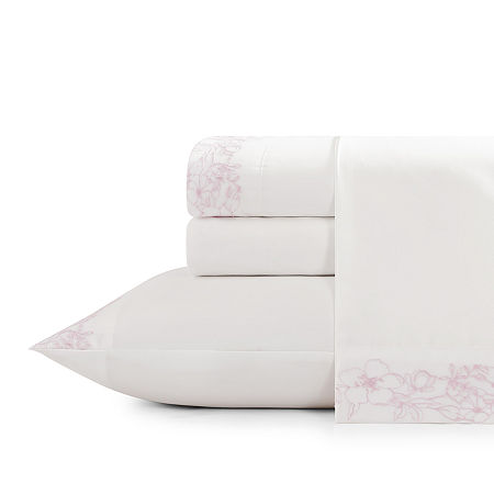 Click here for Elle Decor Embroidered 4-Pc. Sheet Set  Queen - Pe... prices