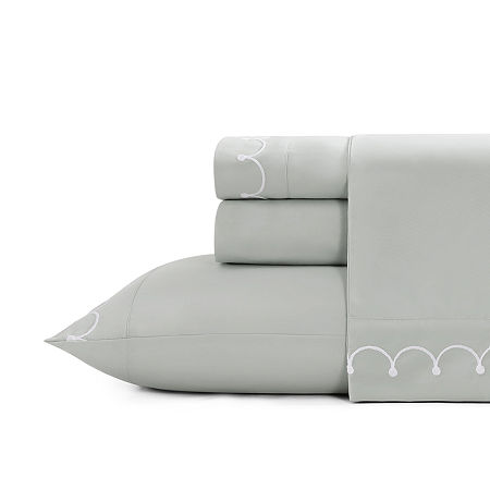 Click here for Elle Decor Embroidered 4-Pc. Sheet Set  Twin - Sca... prices