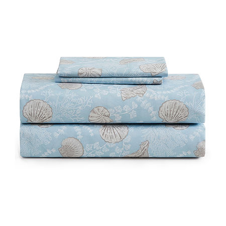 Click here for Caribbean Joe Coastal Pattern 4-Pc. Sheet Set  Que... prices