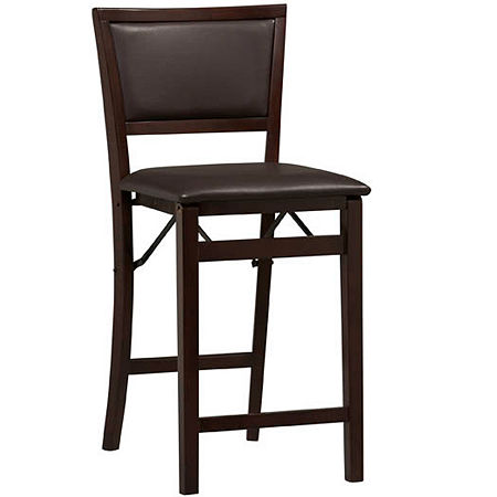 Click here for Upholstered Folding Barstool with Back  One Size... prices