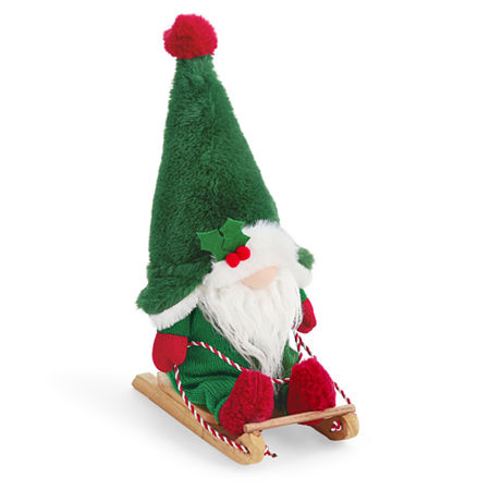Click here for North Pole Trading Co. 11in Sled Christmas Gnome... prices