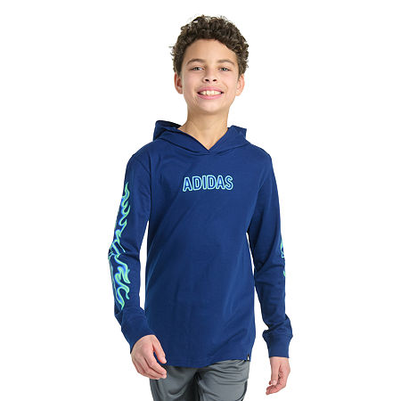 Click here for adidas Big Kid Boys Hooded Long Sleeve Regular Fit... prices