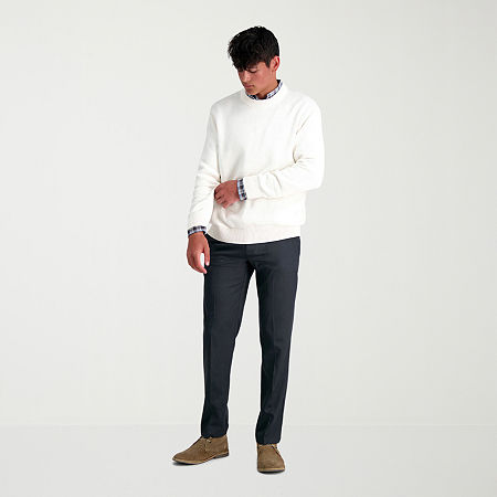 Click here for Haggar Cool 18 Pro Mens Straight Fit Flat Front Pa... prices