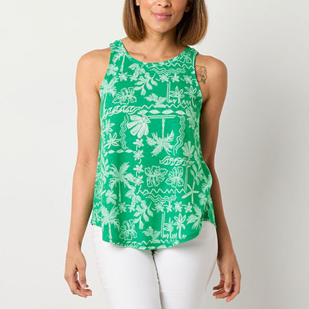 Click here for St. Johns Bay Womens Scoop Neck Sleeveless Tank To... prices