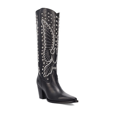 Click here for Dingo Womens Diamonds Forever Leather Boot - Black prices